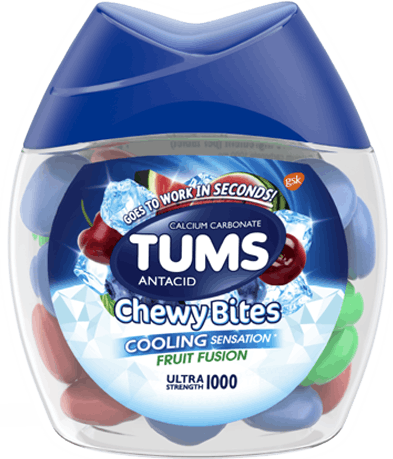TUMS® Chewy Bites® with Gas Relief | TUMS® Antacids