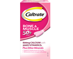Caltrate Bone & Muscle 50+ Years Supplements | Caltrate
