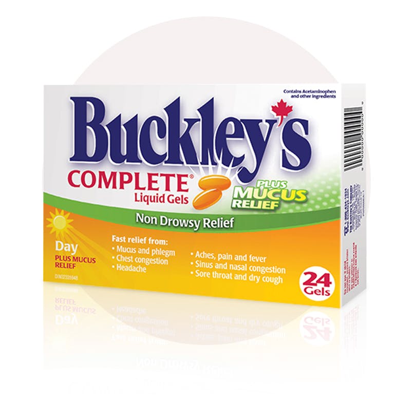 Buckley’s Complete+ Mucus Liquid Gels- Daytime