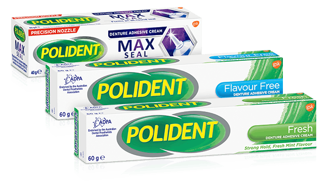 Browse Our Denture Cleaning & Adhesive Products | Polident AU