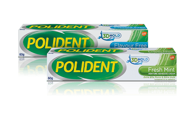 Browse Our Denture Cleaning & Adhesive Products | Polident