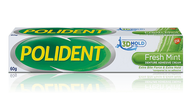 Polident Denture Adhesive Fresh Mint Cream | Polident