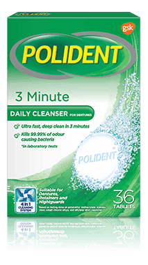 Polident 3-Minute Denture Cleanser | Polident