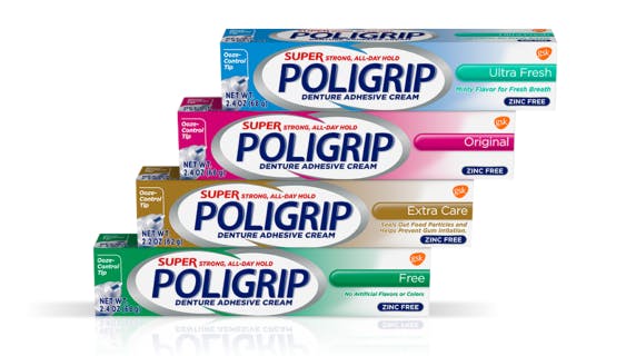 Browse Our Denture Cleaning & Adhesive Products | Polident