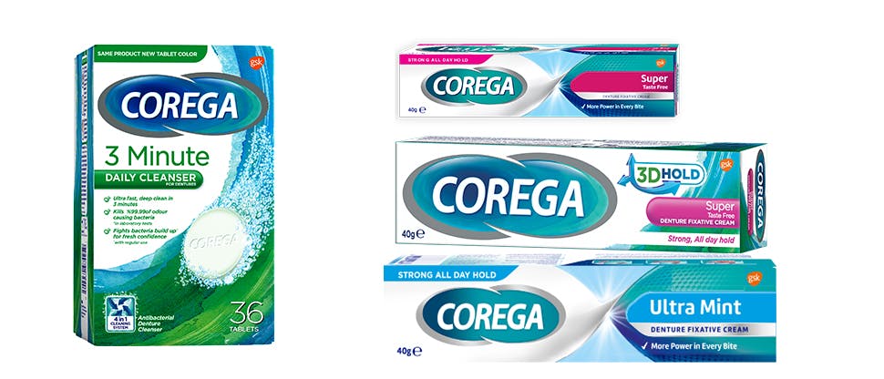 Corega Overview: Helping Denture Patients | GSK Health Partner