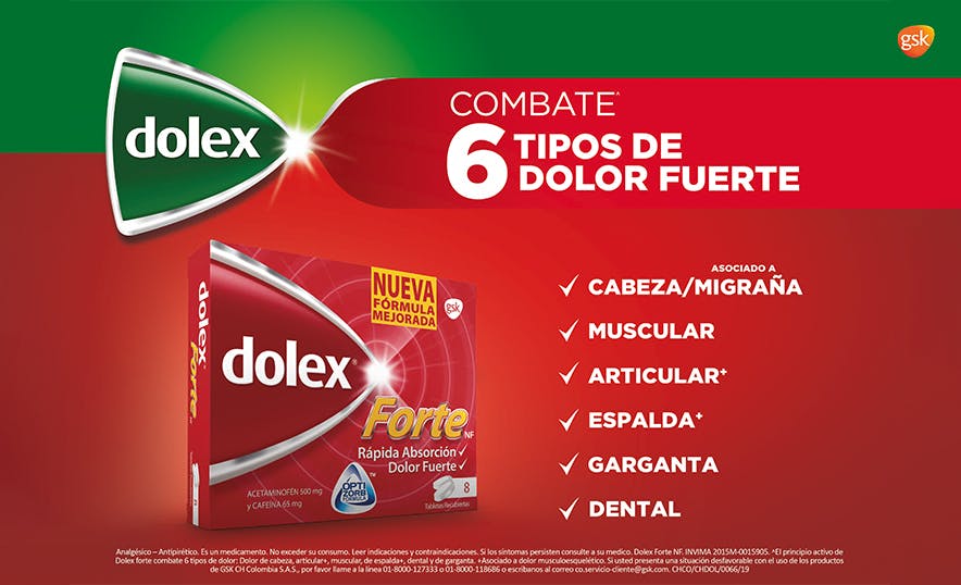 dolex Colombia | Alivio y manejo del dolor, fiebre y gripa