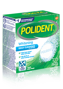Whitening Daily Cleanser for Dentures | Polident