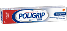 Poligrip Strong Hold Denture Adhesive Cream | Poligrip